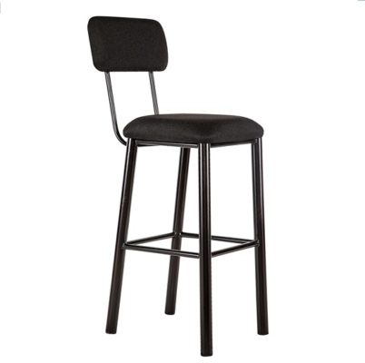 BANCO ALTO CON RESPALDO TAPIZADO MODELO PL-09. EN VARIOS COLORES ...